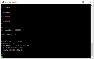 Executing AT-commands under Windows