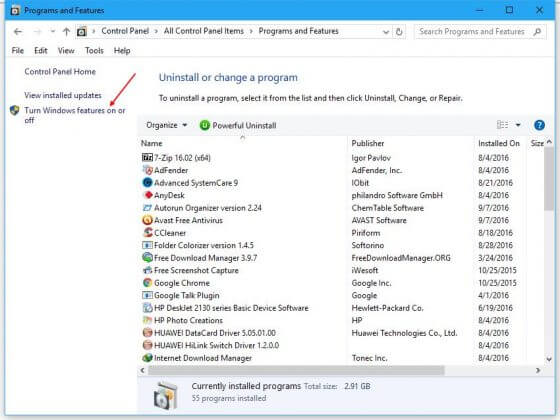 How to Install and Uninstall Windows 10 optional features ...