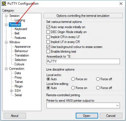 Executing AT-commands under Windows